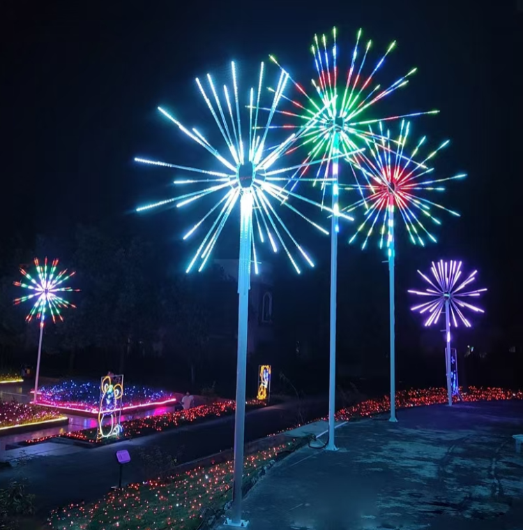 Giant Pre-Lit LED Fireworks RGB – Certified Lights