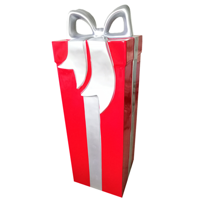 Giant Fiberglass Tall Gift Box – Certified Lights